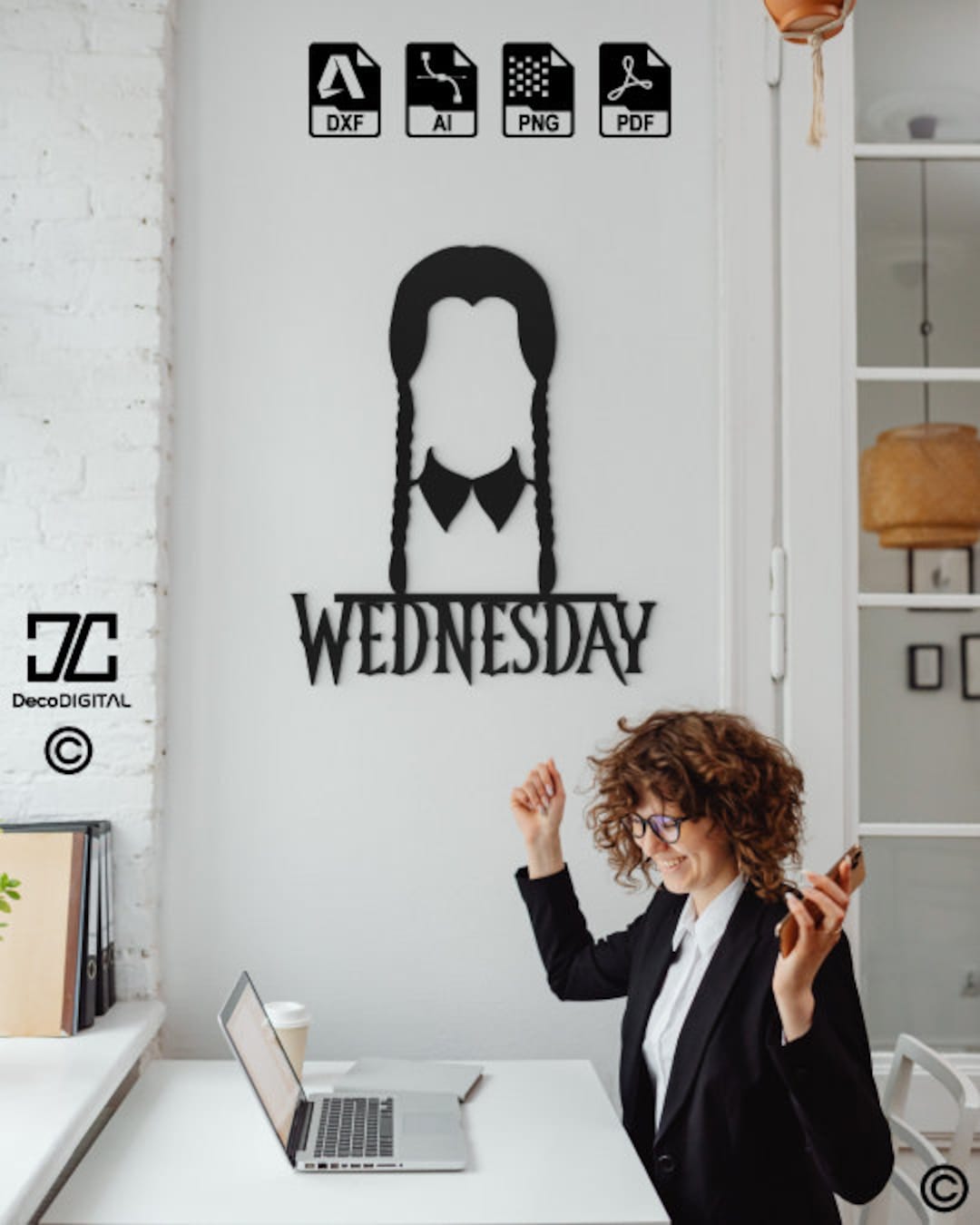 CNC Laser Cutting Vector Files. Dxf, Ai, Png, Pdf, Wall Decoration ...