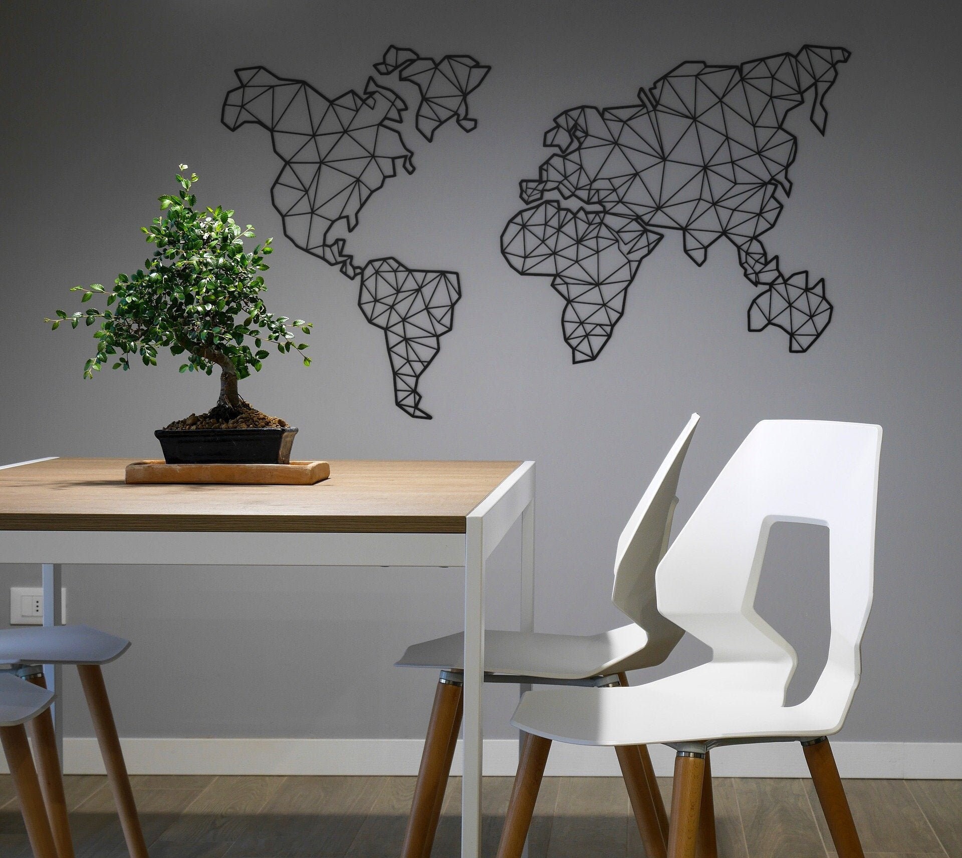 Mapa mundo maps Vector Dxf, Svg, Ai, para CNC, decoración de pared cnc ...