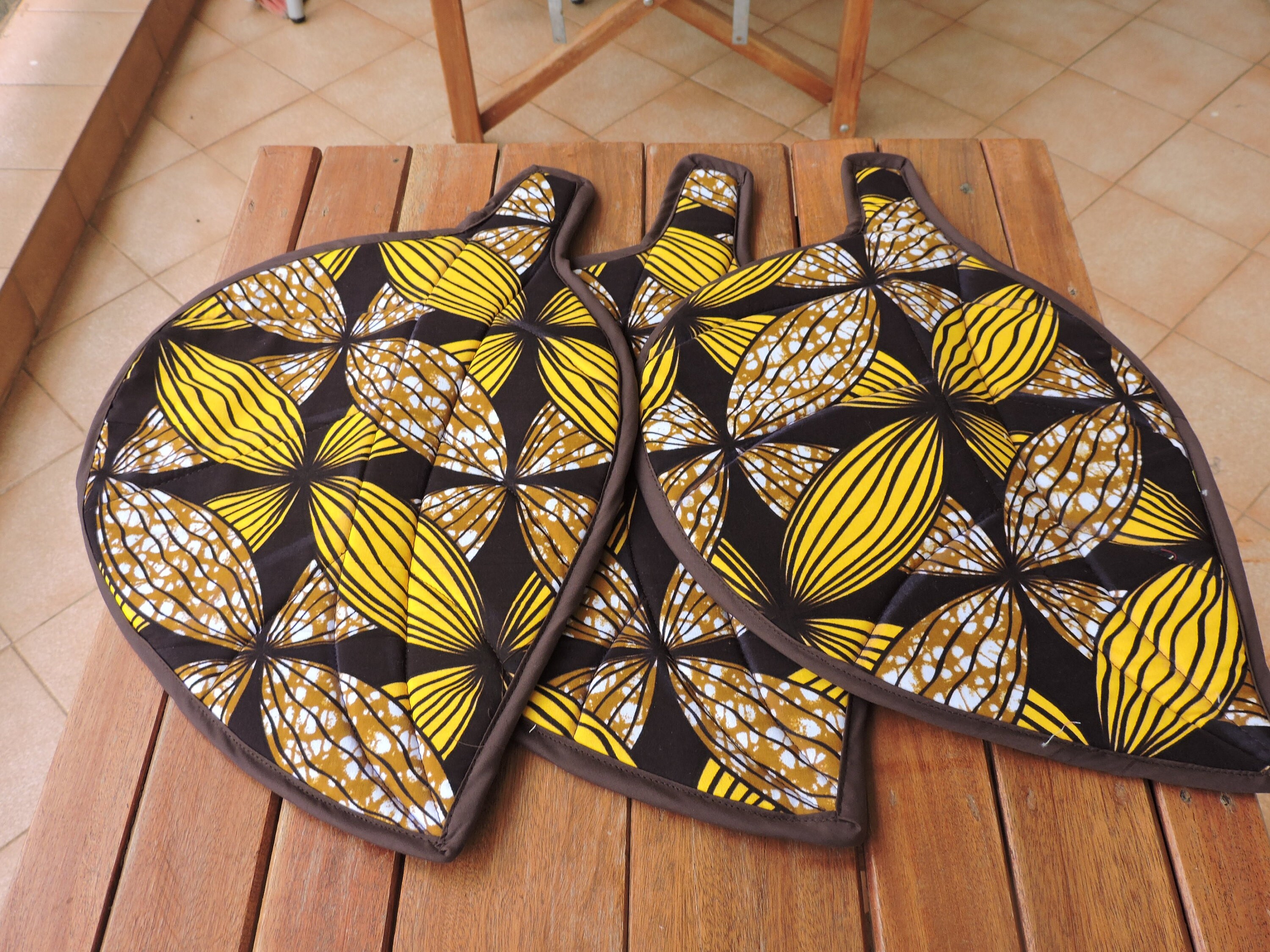 Kitenge/Ankara African Print Place mats Table Mats set of 2 | Etsy