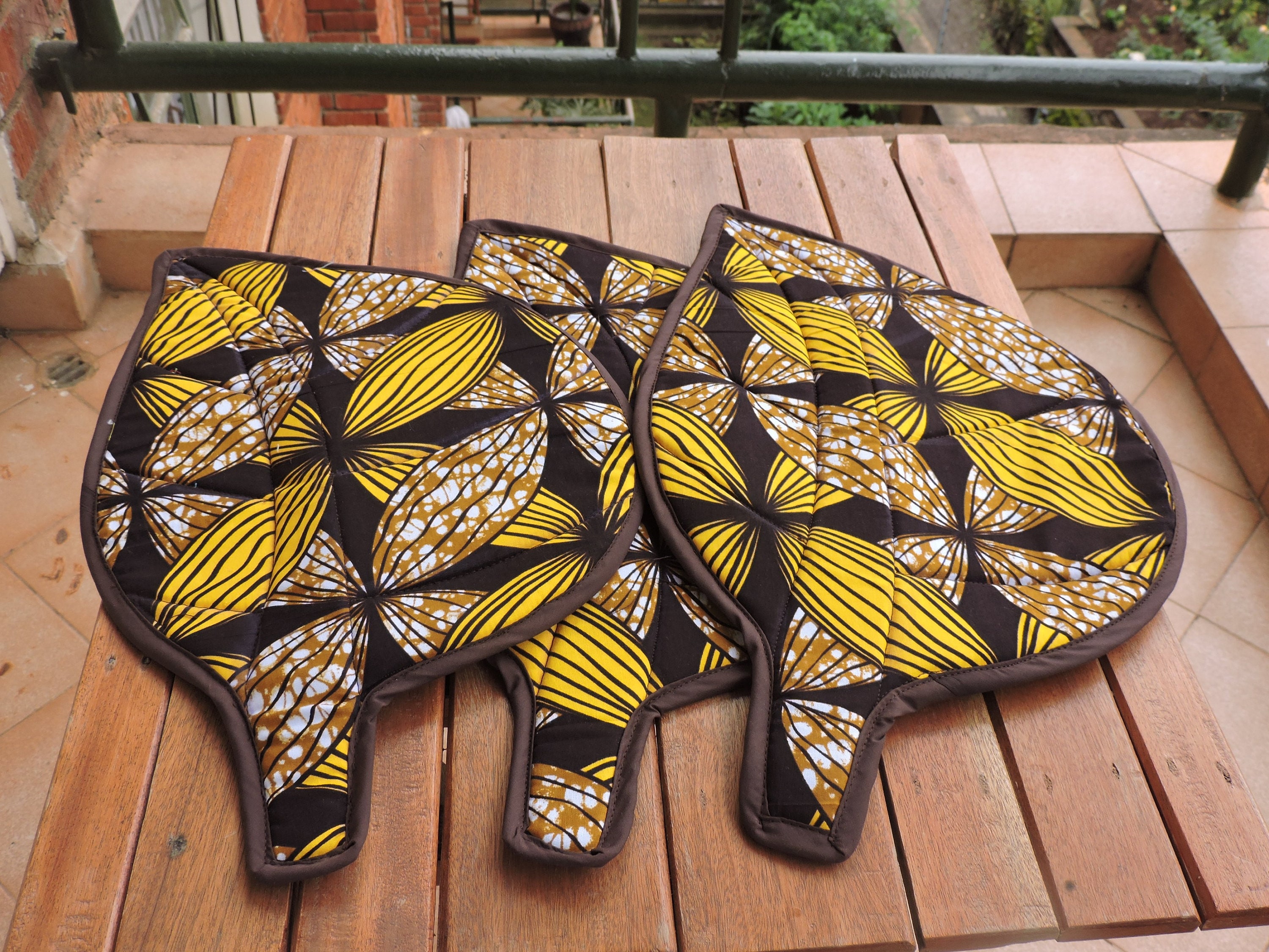 Kitenge/Ankara African Print Place mats Table Mats set of 2 | Etsy