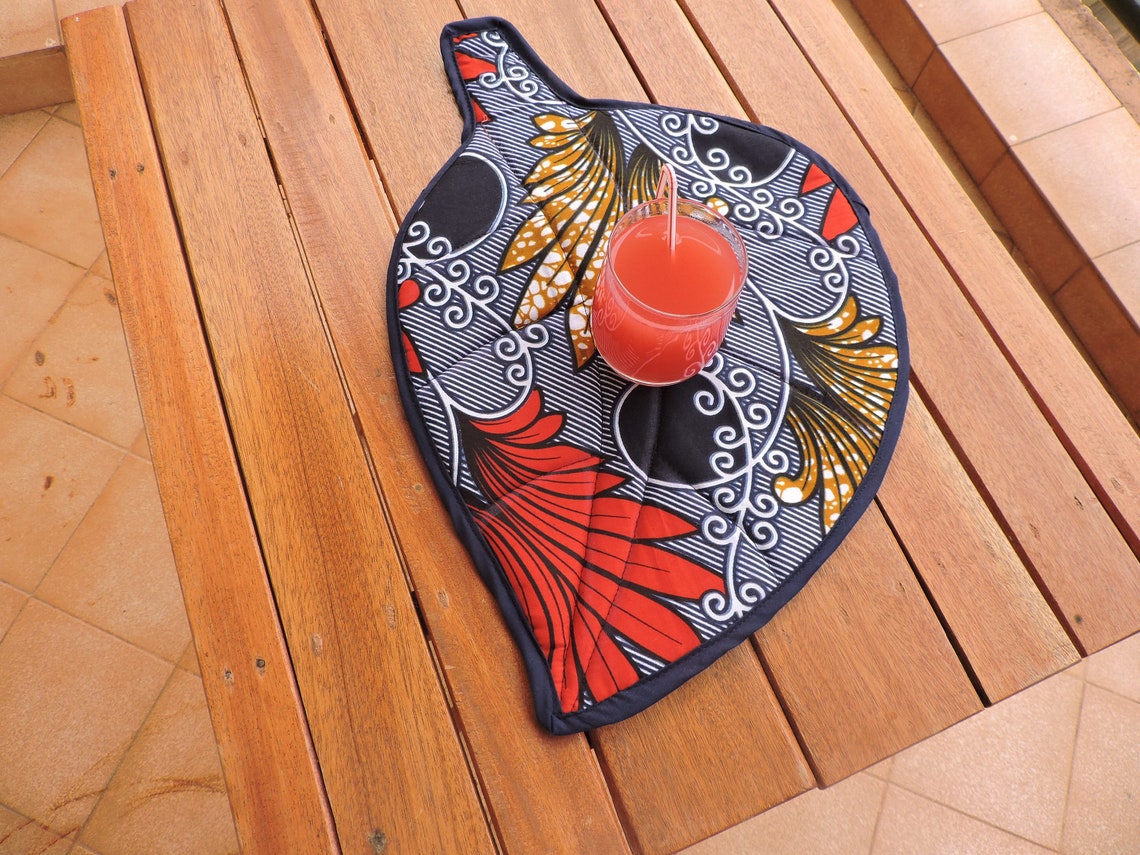 Kitenge/ankara African Print Place Mats Table Mats Set of 2 - Etsy