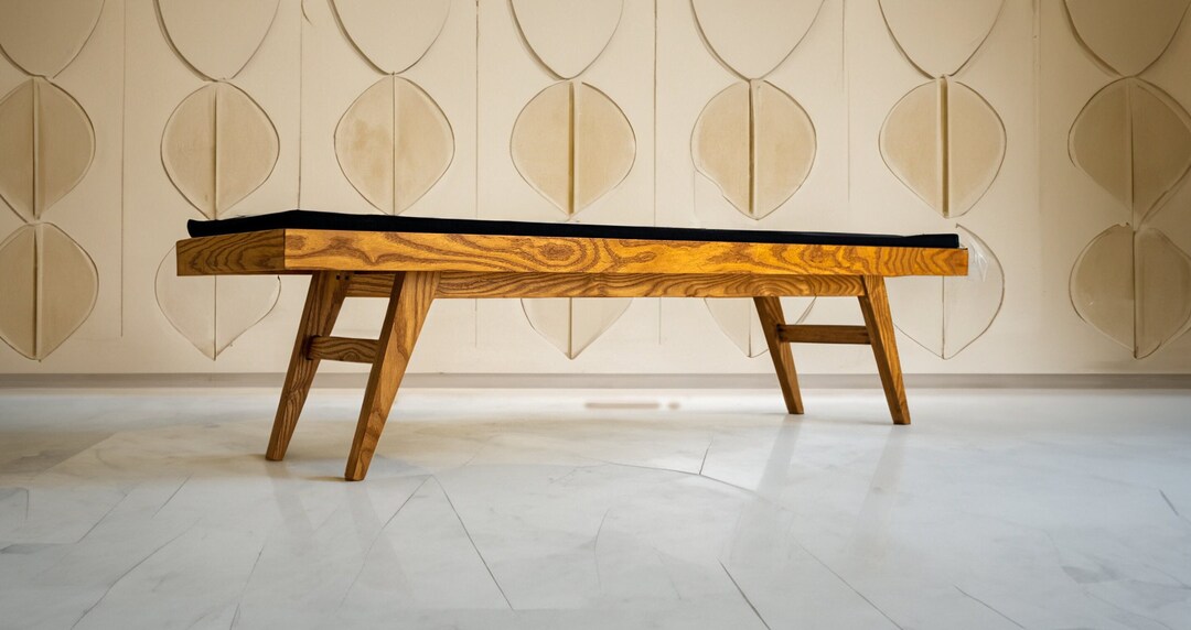 Mid Century Modern Entry Bench - Etsy