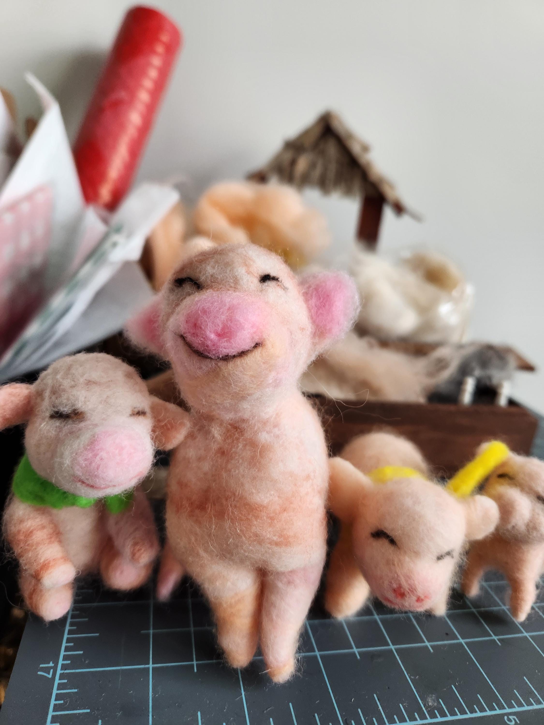 Charlotte's Web Wilbur /pig Doll/piggy Wilbur/felting Animals Piggy ...
