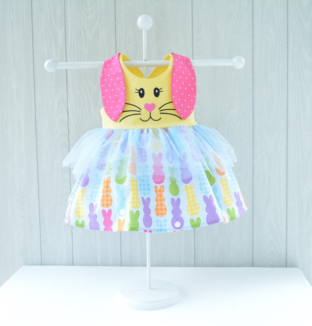Easter Bunny Girls Dress, Toddler Easter Dress, Infant Easter Outfit ...