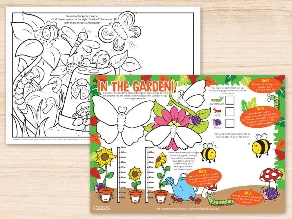 500 Kids A4 Activity Sheets | Etsy