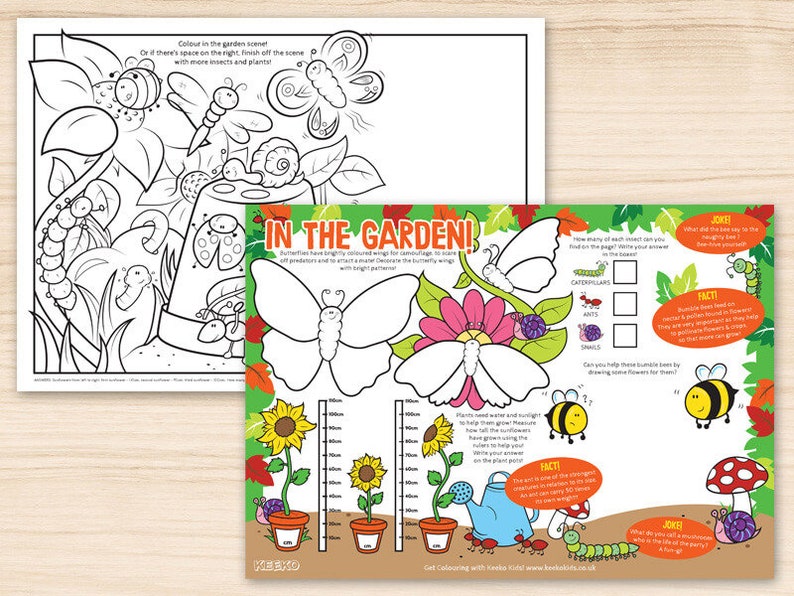 500 Kids A4 Activity Sheets | Etsy