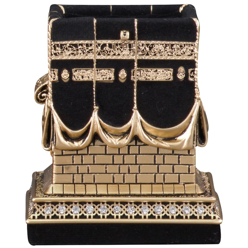 Islamic Home Decor Gold 3D Kaaba Islamic Art the Holy Kabah - Etsy