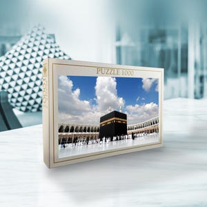 Kaaba Mecca Puzzle: Islamic Jigsaw, Masjid Al-haram Gift - Etsy