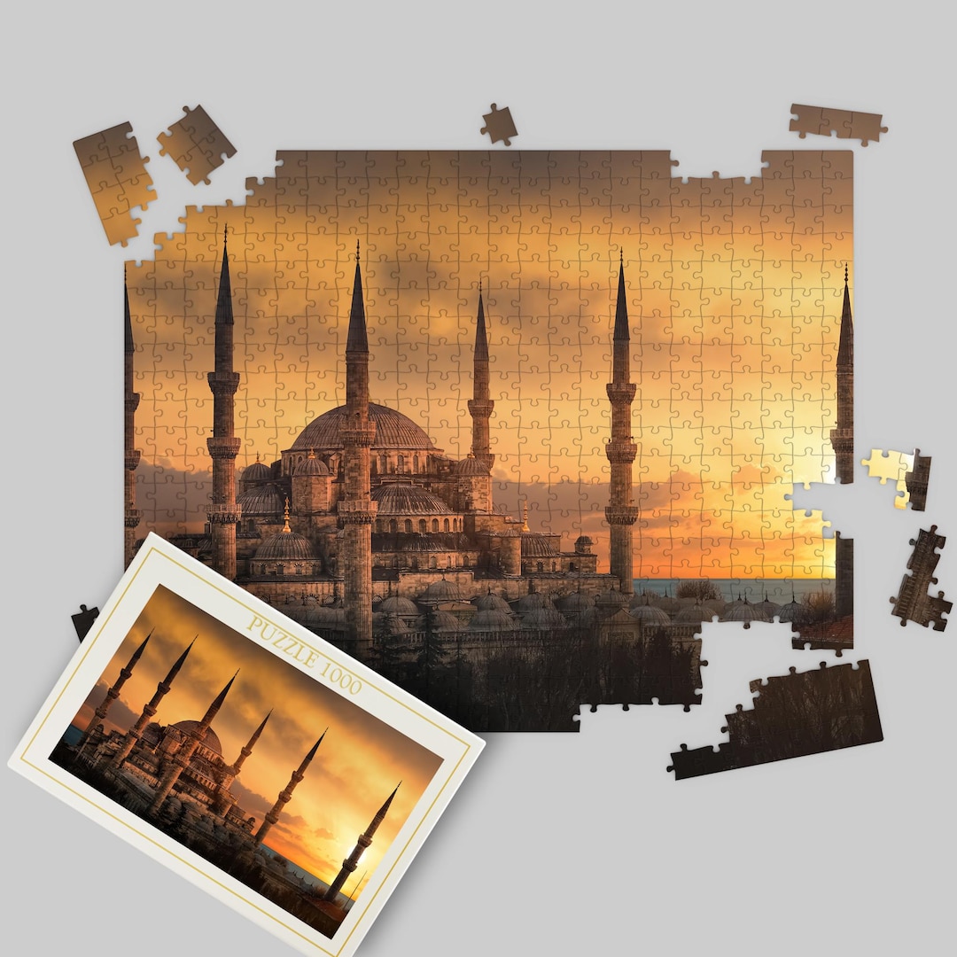 Blue Mosque Puzzle, Muslim Istanbul Large Piece Jigsaw, Puzzles for ...