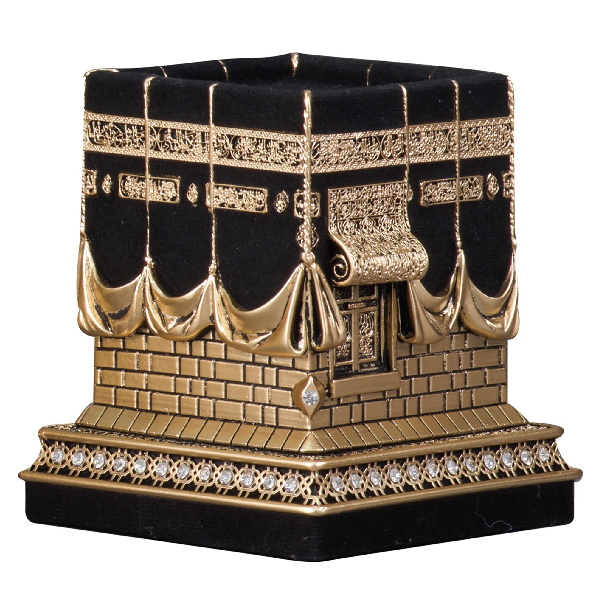 Gold 3D Kaaba Islamic Art: Mecca Masjid Al Haram Decoration - Etsy