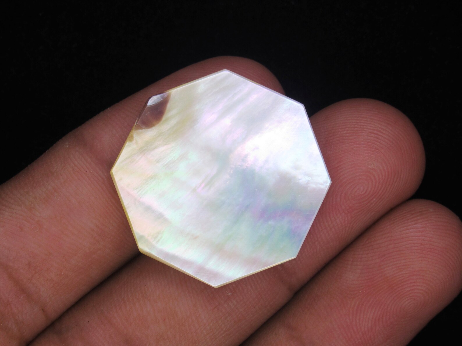 Rainbow Fire Mother of Pearl Gemstone, Natural Pearl for Jewellery ...