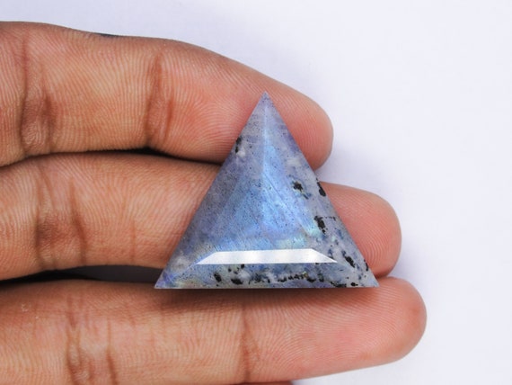 Triangle Shape Labradorite Gemstones Faceted Natural - Etsy