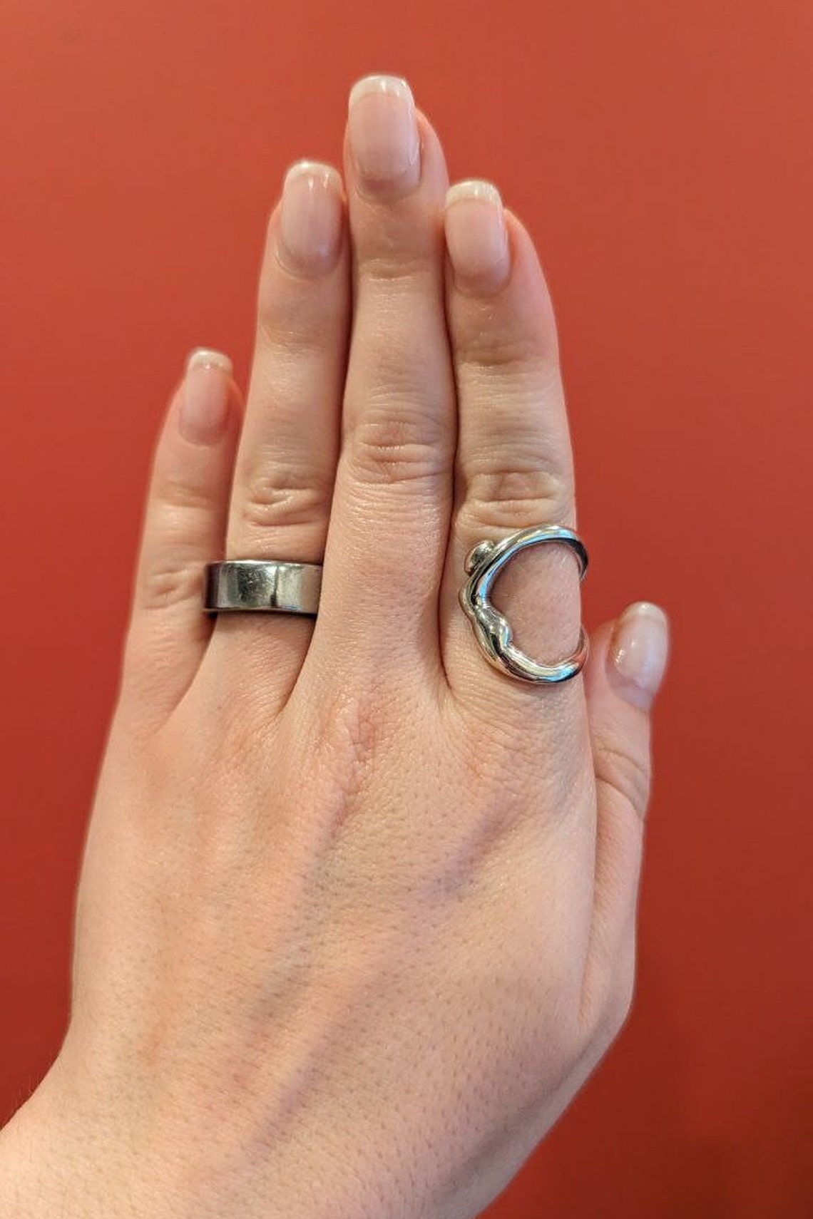 Backbend Ring - Handmade Solid Silver Jewelry for Pilates and Yoga ...