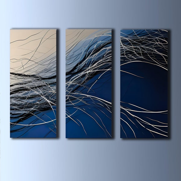 3 Art Panels - Etsy