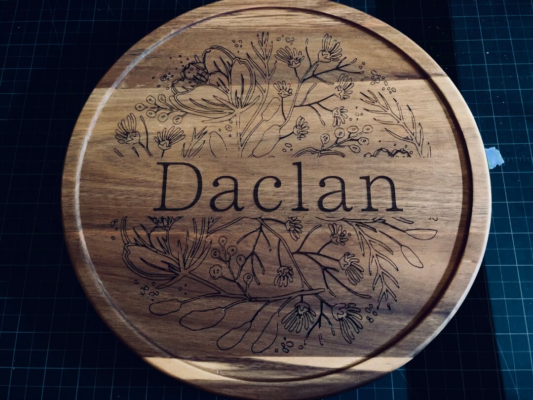 Personalized Laser Engraved Lazy Susan, Housewarming, Wedding Gift ...