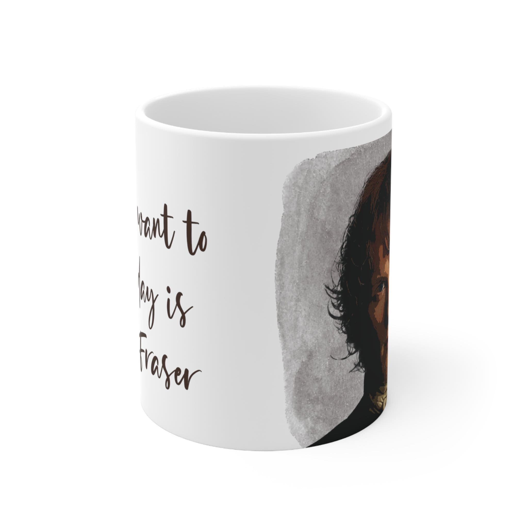 Funny Jamie Fraser Coffee Cup Outlander Mug Sam Heughan Scottish ...