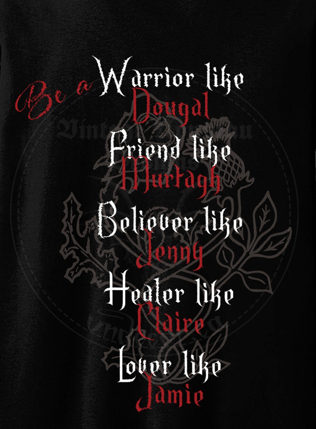 Jamie Fraser Clan ~ Outlander Gifts ~ Sam Heughan ~ Outlander ...