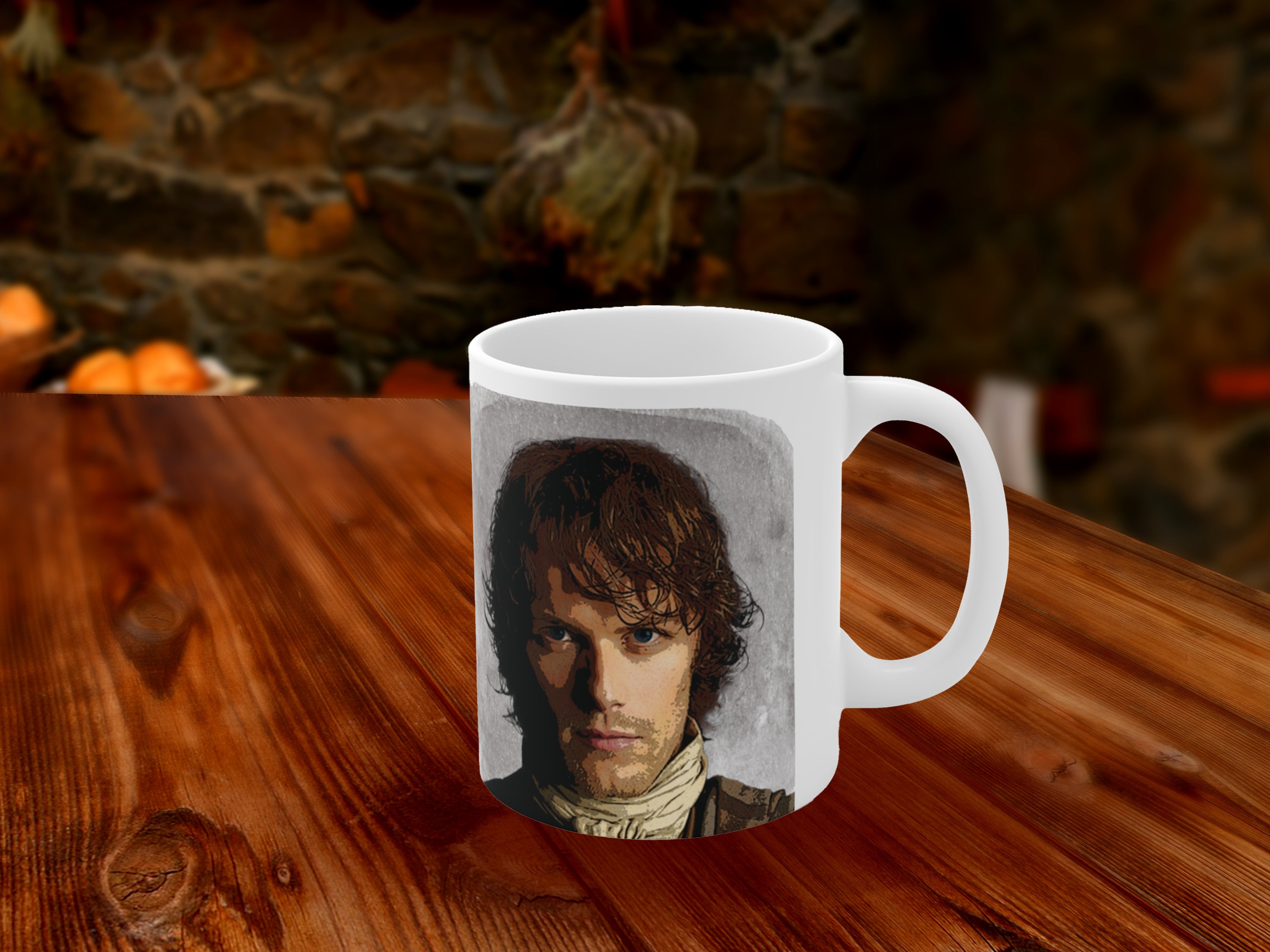 Funny Jamie Fraser Coffee Cup Outlander Mug Sam Heughan Scottish ...