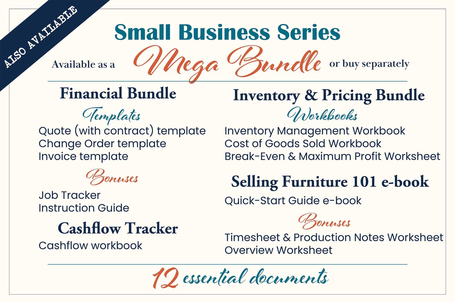 Excel Template Bundle: Inventory, COGS, Break-even Analysis (digital ...