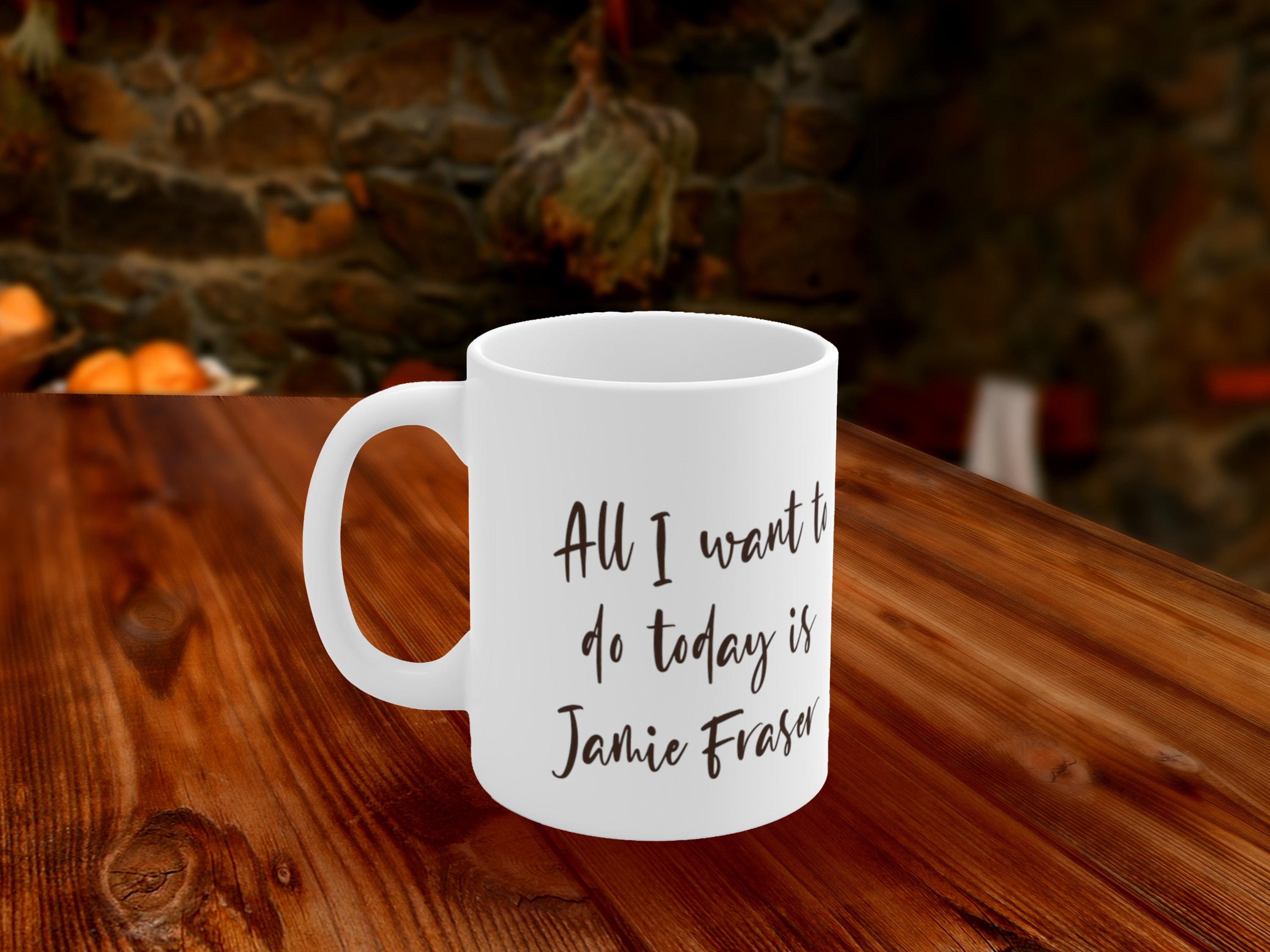 Funny Jamie Fraser Coffee Cup Outlander Mug Sam Heughan Scottish ...