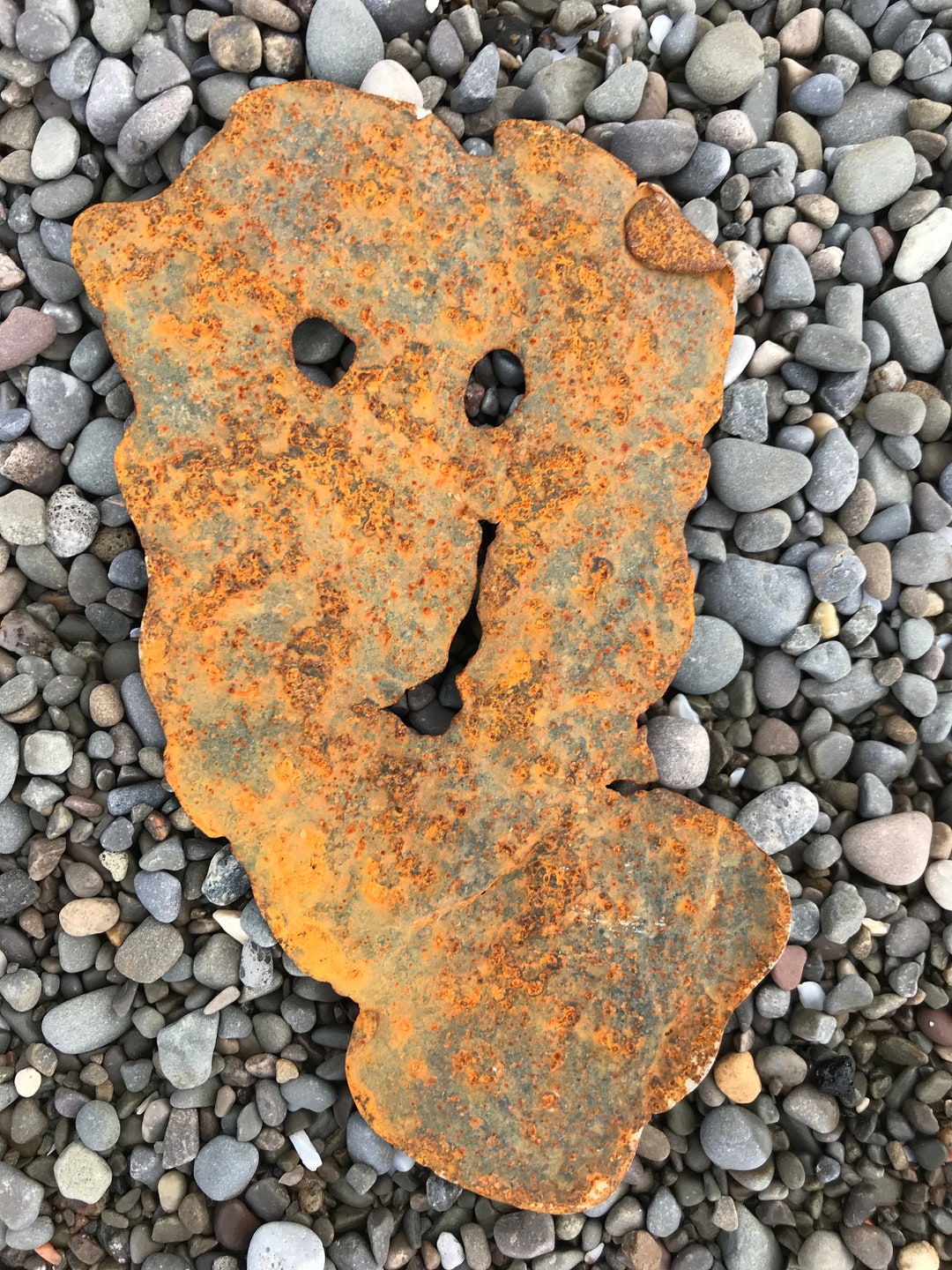 Beach Find, Happy Face - Etsy