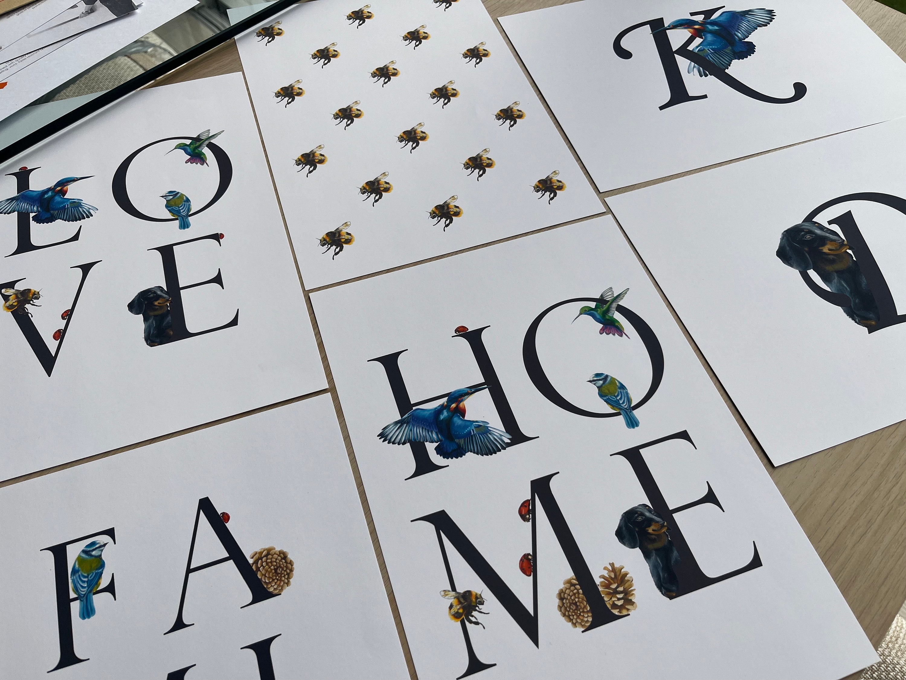 The Bees Ballet Organised Pattern Detailed Oil Painting - Etsy