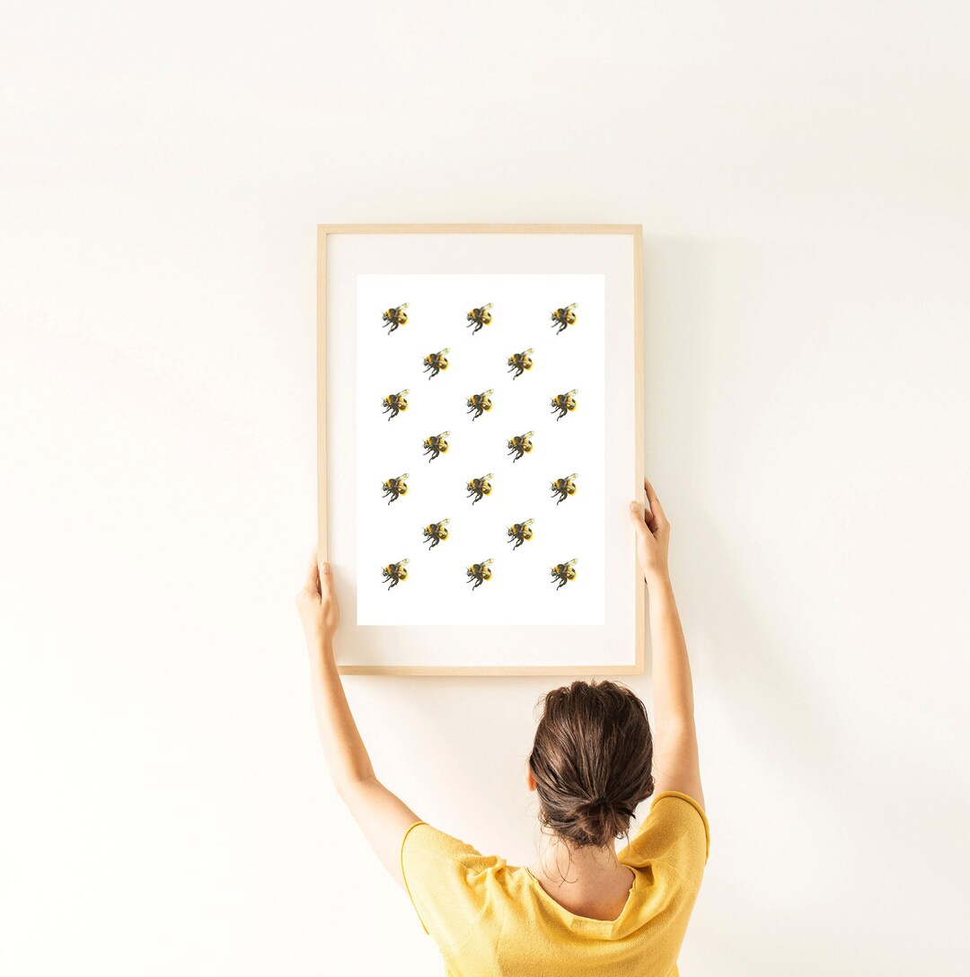 The Bees Ballet Organised Pattern Detailed Oil Painting - Etsy