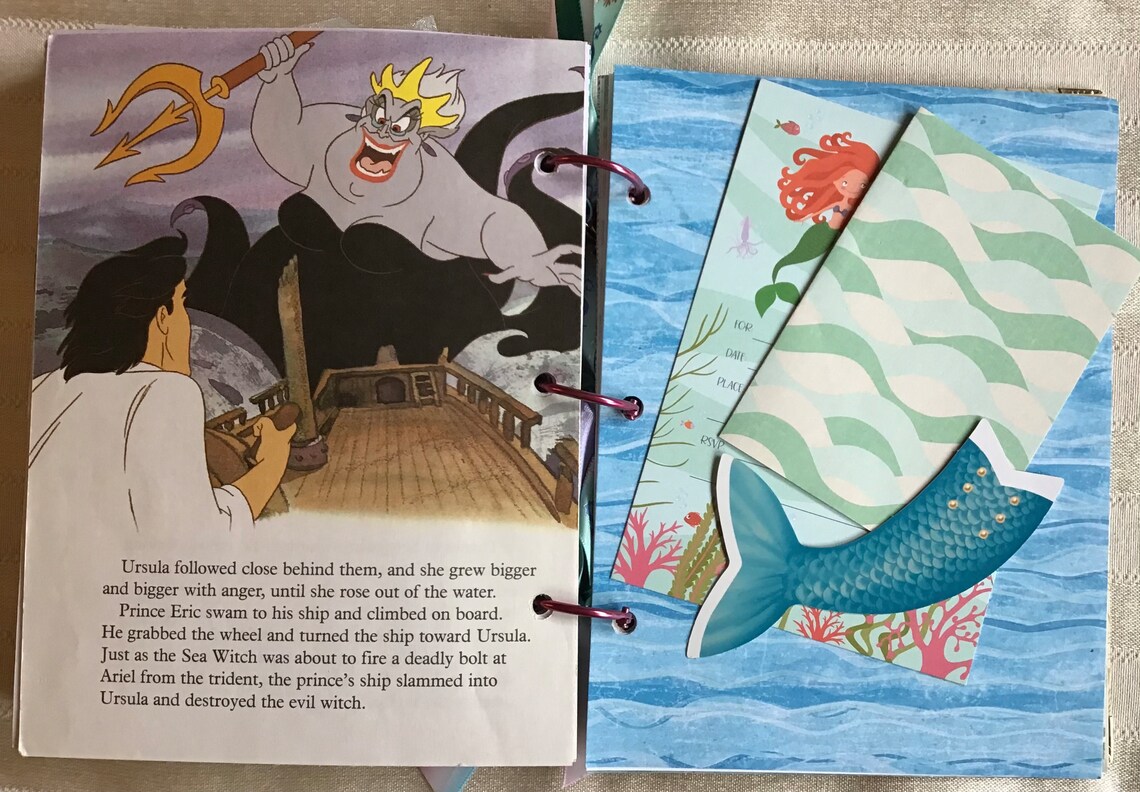 Journal the Little Mermaid - Etsy