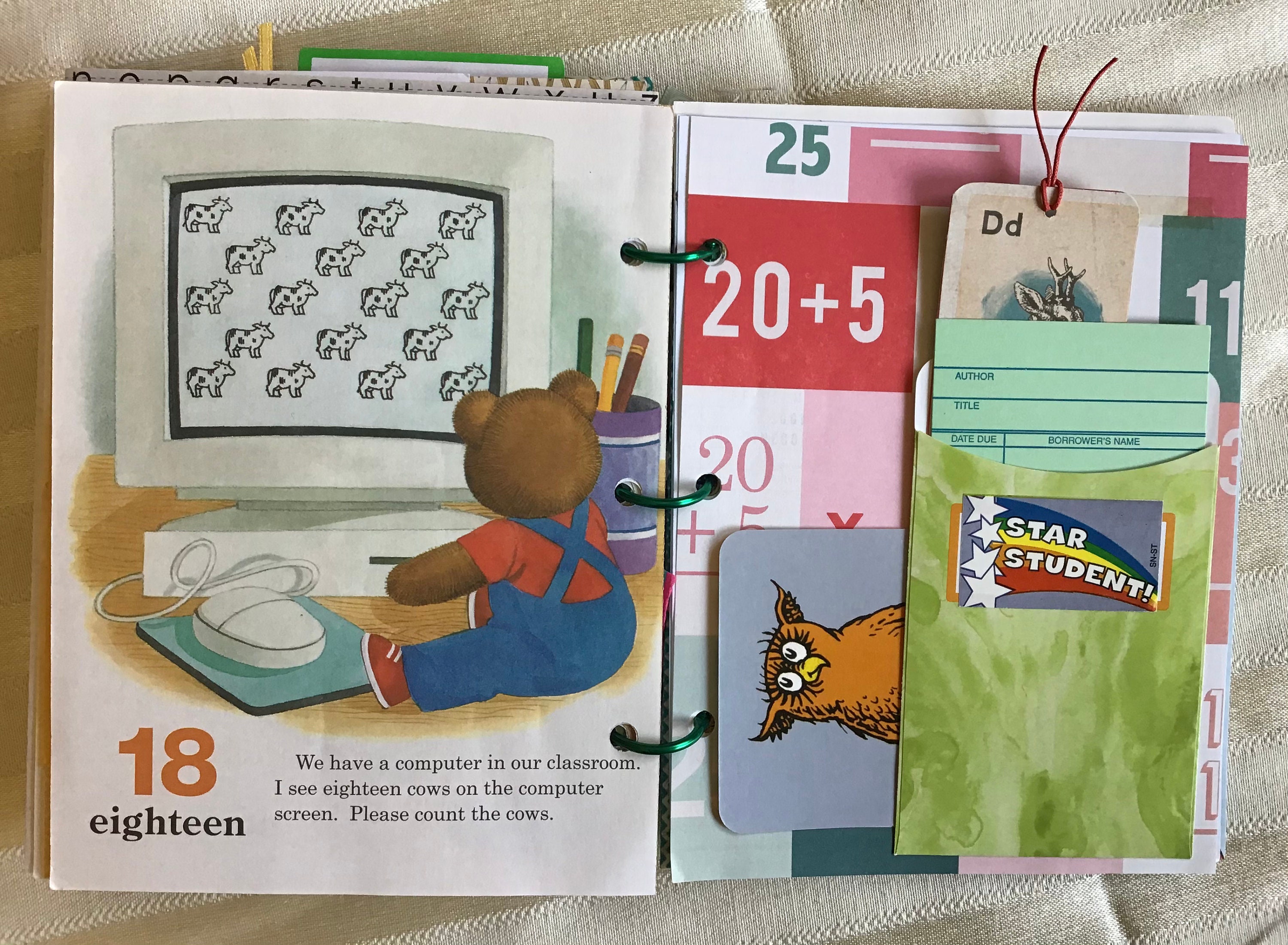 Journal My Kindergarten Counting Book | Etsy