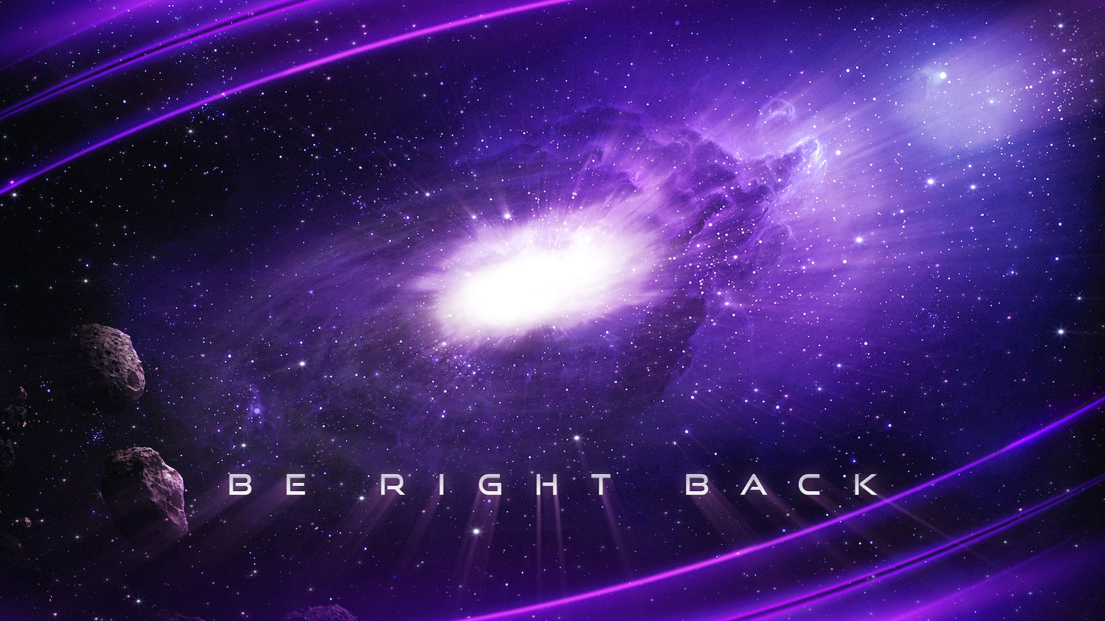 ANIMATED Purple SPACE Twitch Pack - 3x Animated Overlays - 1x Animated ...