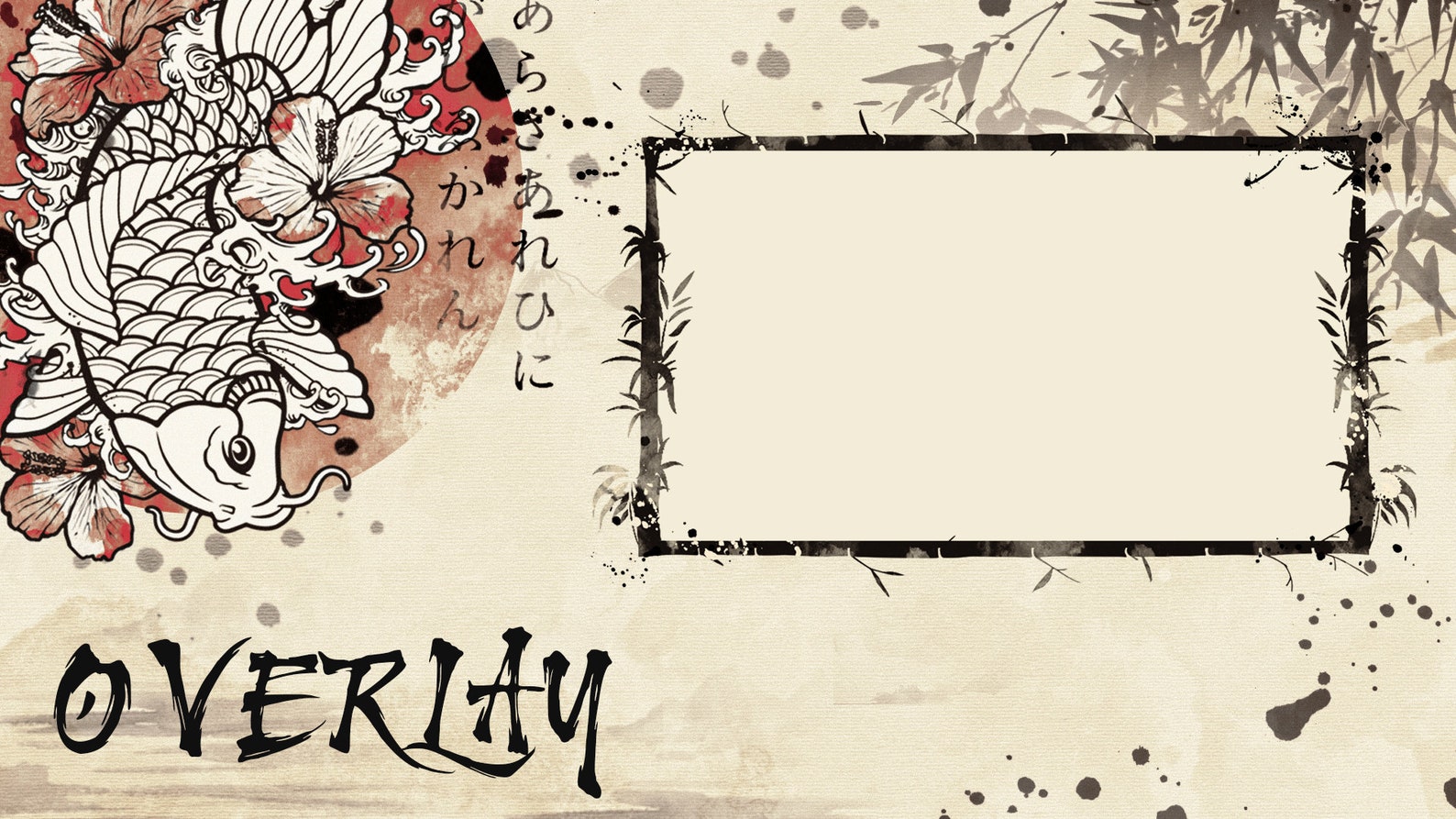 JAPAN KOI FISH Twitch Pack (overlay, Scenes, Pannels) - Etsy