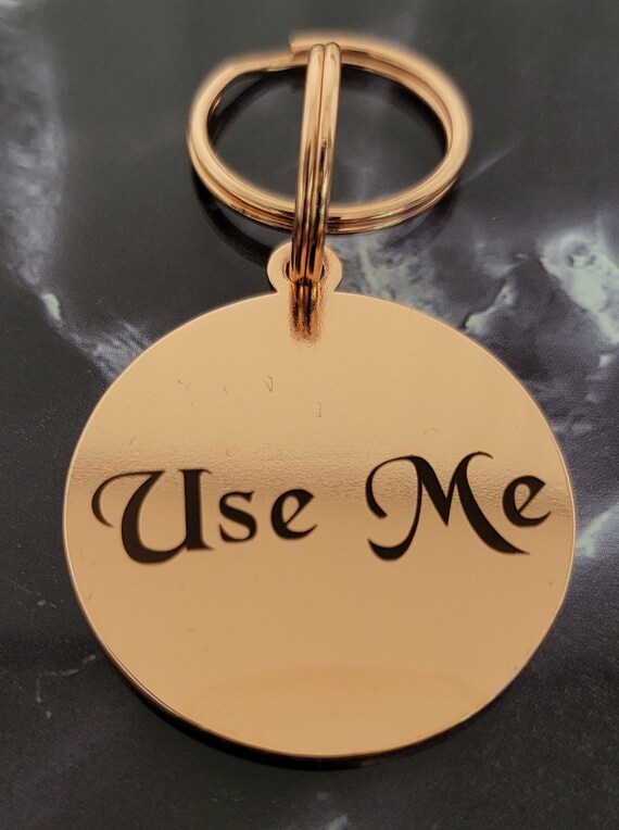 Shiny Rose Gold Round Tag 2530 or 35mm Use Me Super - Etsy