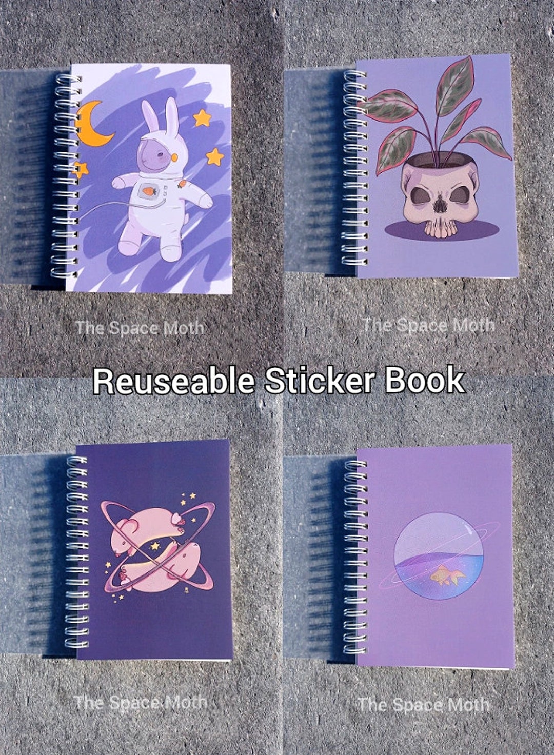 Reuseable Sticker Book, Sticker Collecting Book, Sticker Collector ...