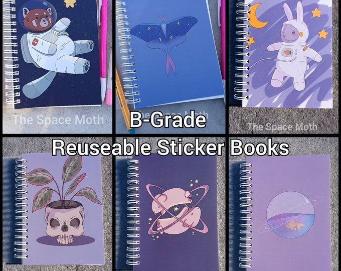 B-grade Discounted Reuseable Sticker Book, Sticker Collecting Book ...