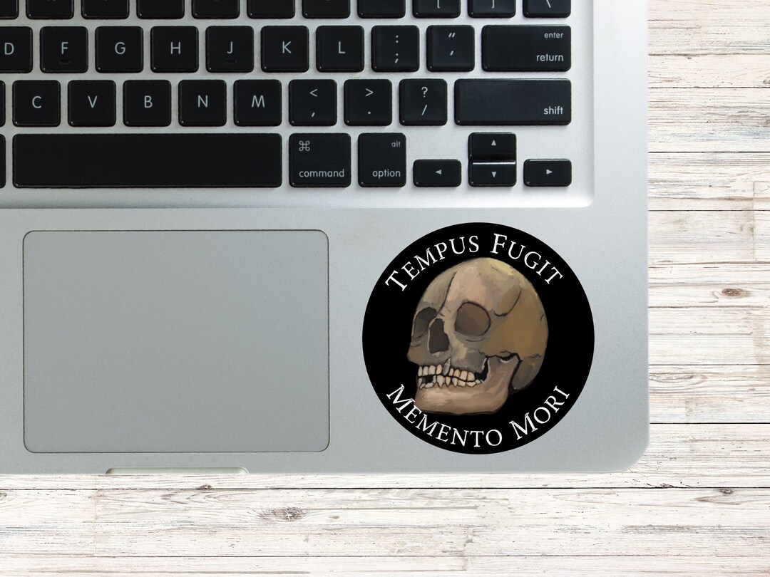Tempus Fugit Memento Mori time Flies Remember Death Sticker - Etsy ...