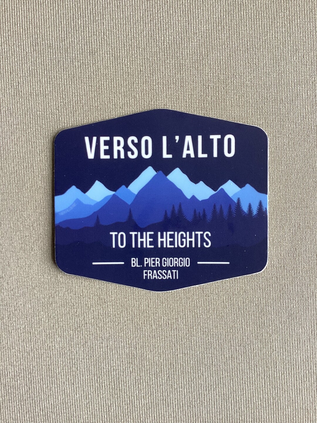 Verso L’alto Catholic Faith Sticker | Blessed Pier Giorgio Frassati to ...