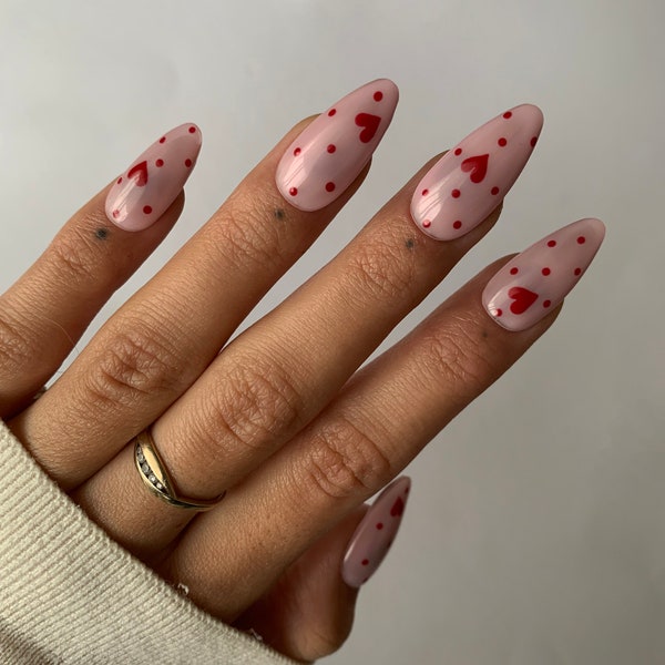 Cute Fake Nails - Etsy