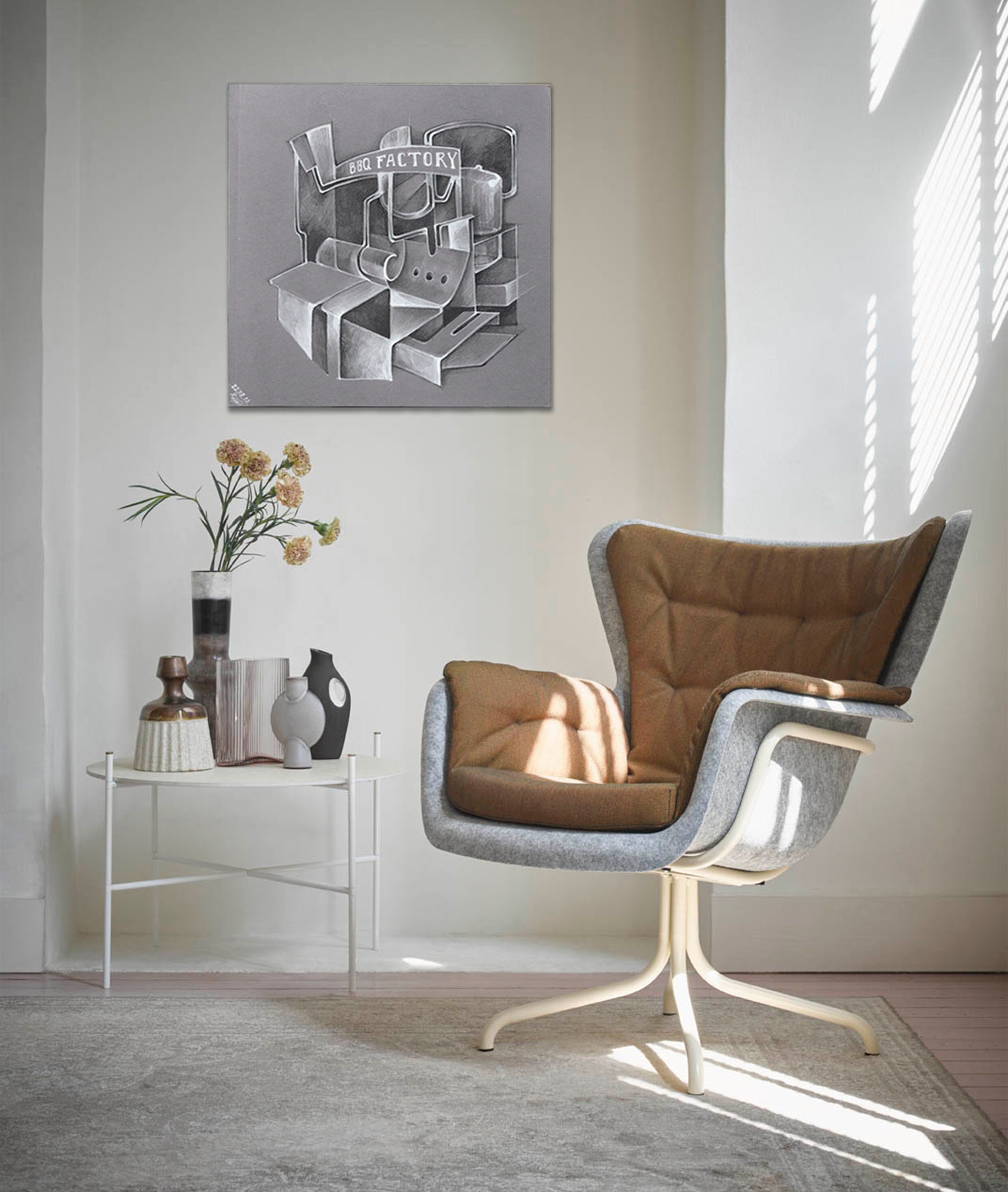 Original Abstract Pencil Drawing Cubic Modern Wall Art Black - Etsy