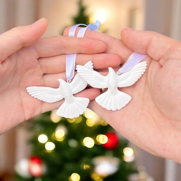 Turtle Dove Ornament - Etsy