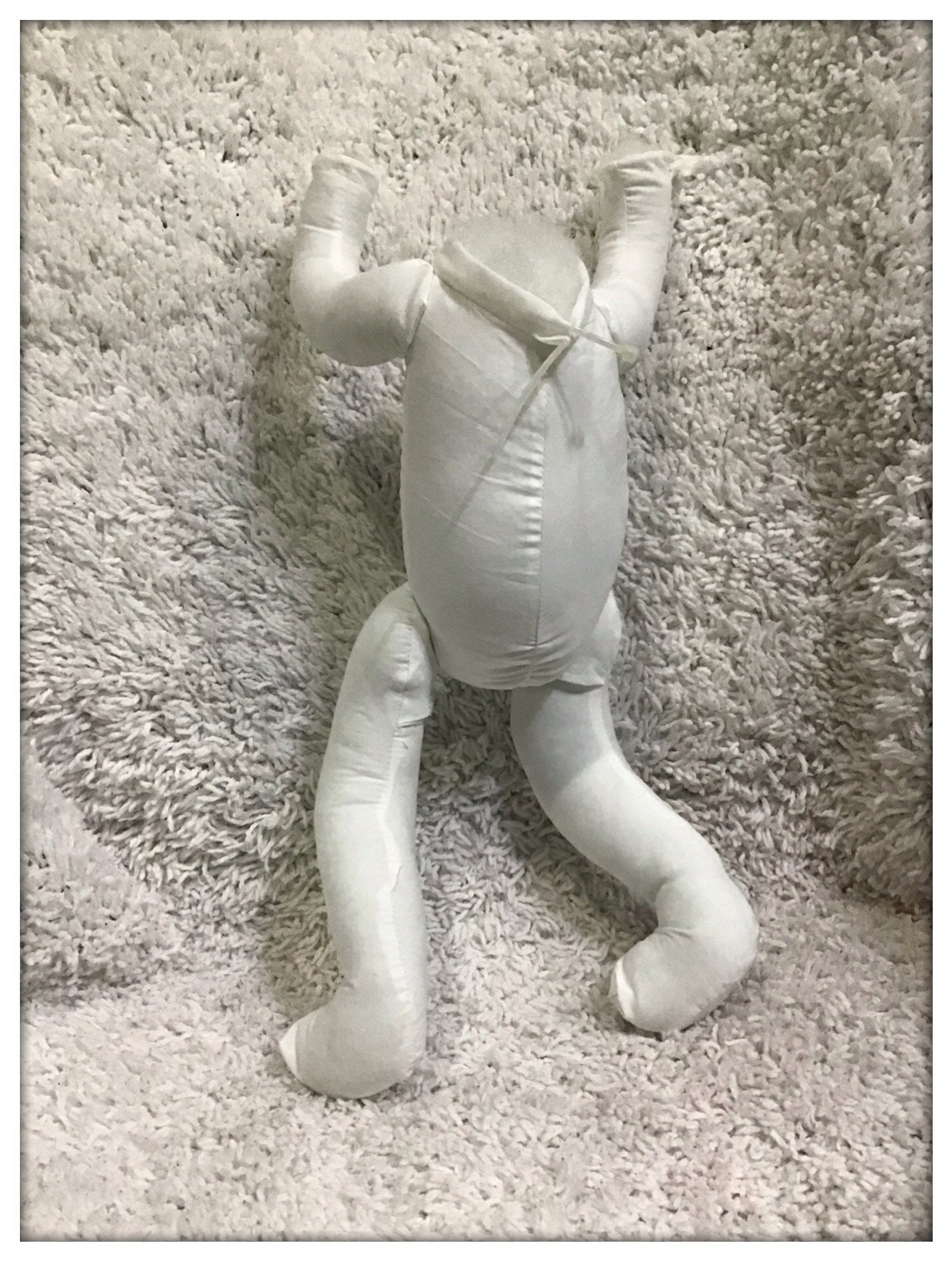 Grogu Yoda Baby Body WHITE for the Child Mandalorian Cuddle - Etsy UK
