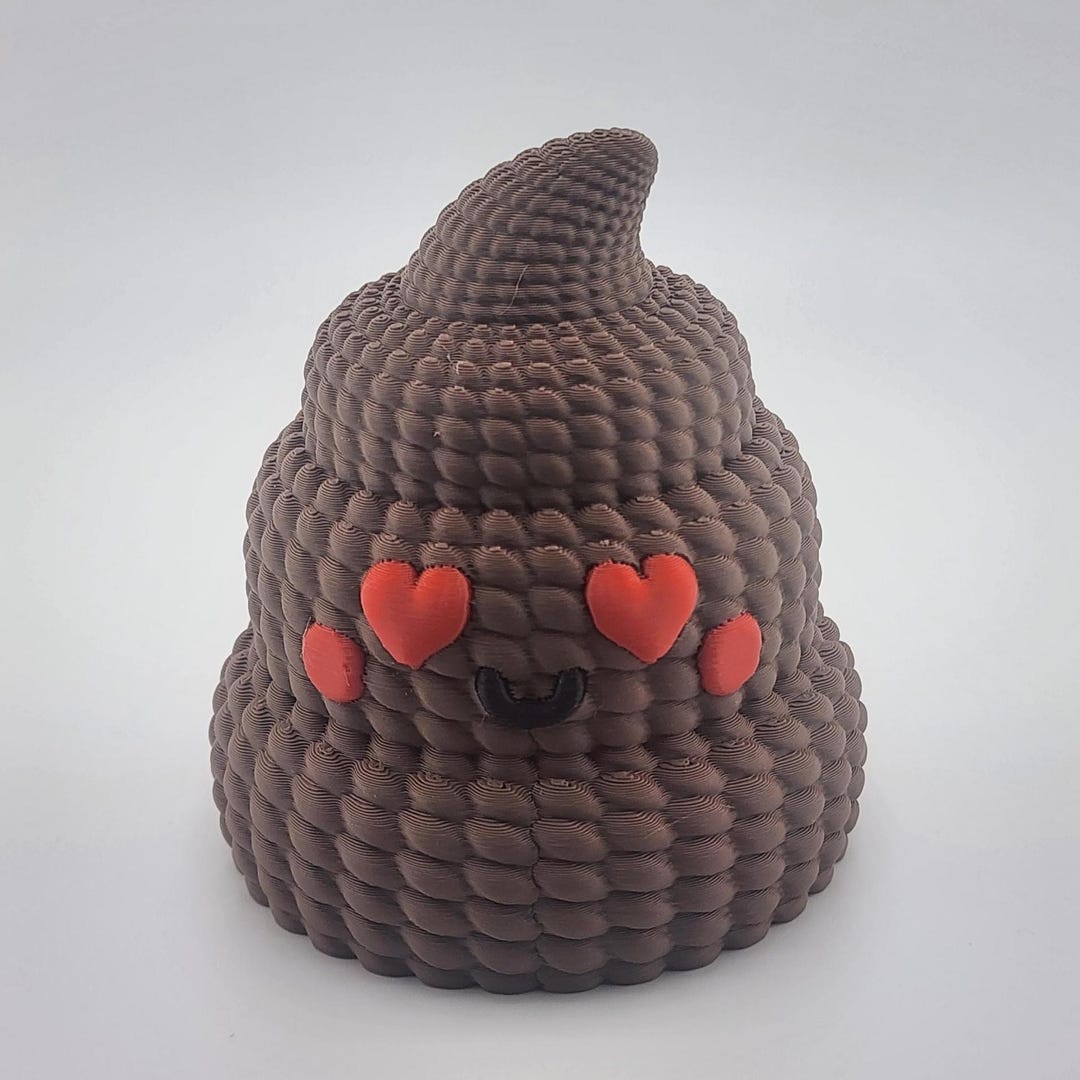 Funny Poop Container • 3D Printed Desk Organizer, Gag Gift - Etsy