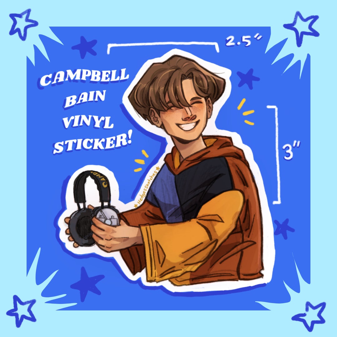 Campbell Bain Vinyl Sticker - Etsy