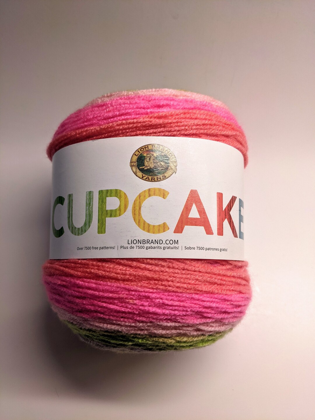 Discontinued Lion Brand Cupcake Yarn Cake in Spring Break for Crochet ...