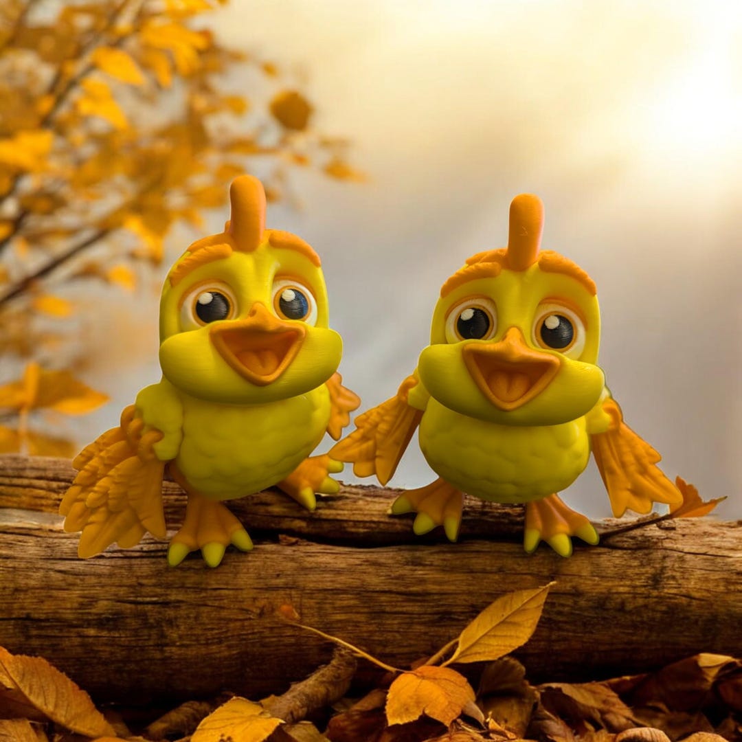 3D Printed Articulated Chicken by Flexifactory - Etsy