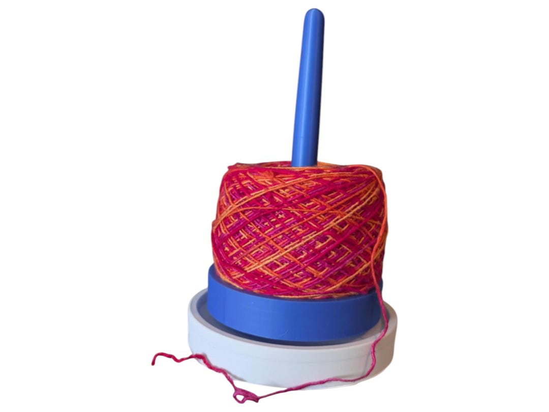 Convenient Spinning Yarn Holder: Say Goodbye to Yarn Knots! Yarn ...