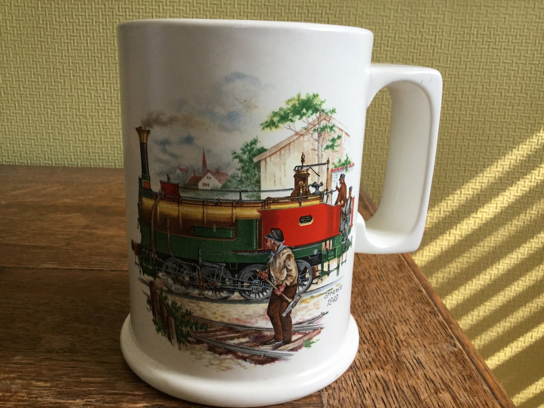 Arthur Wood Pottery Train Tankard GIFT IDEA - Etsy