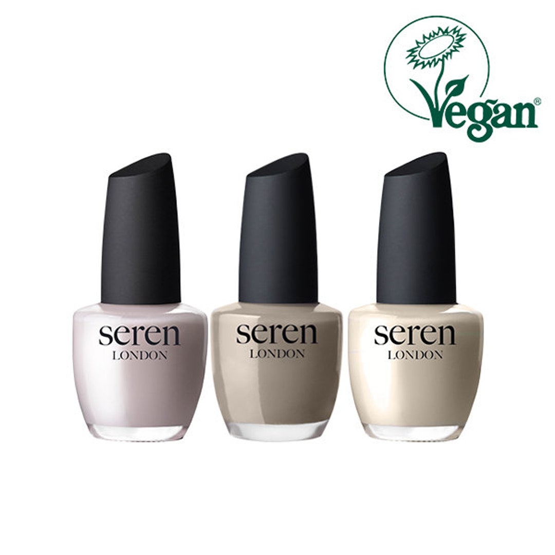 Seren London Vegan Nail Polish Nude Collection - Etsy UK