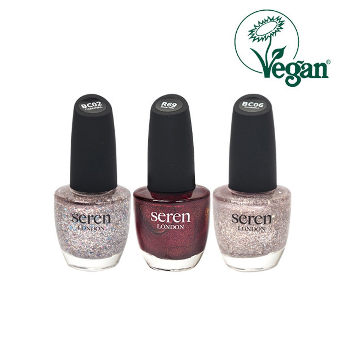 Seren London Vegan Nail Polish - Glitz & Glam Collection - Etsy UK