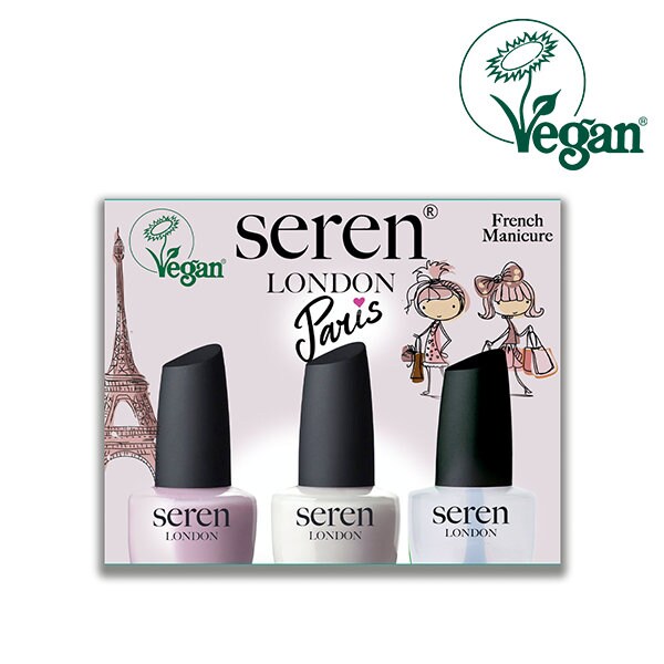 Seren London Vegan Paris French Manicure Gift Set - Etsy UK