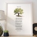 The Oak Tree Poem by Johnny Ray Ryder Jr. Print / Canvas / Framed Print ...